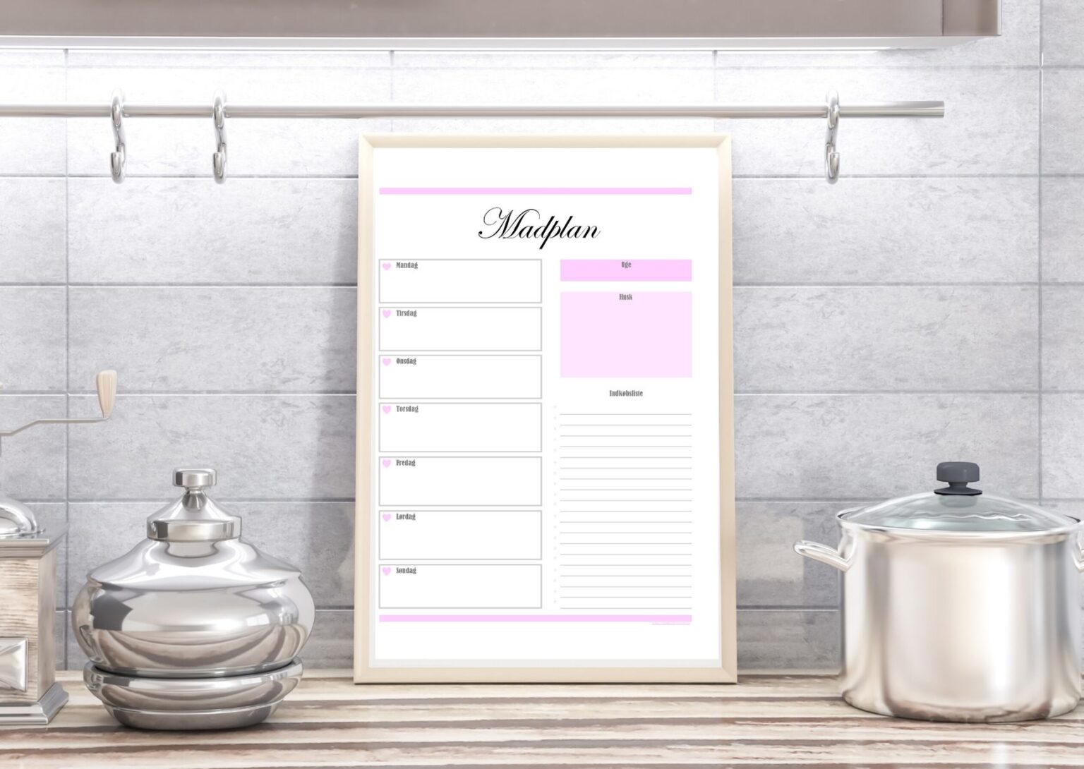 Madplaner til download og print - gratis skabeloner - Plan & Play